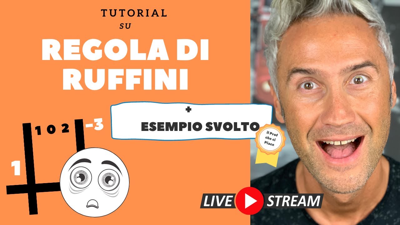 REGOLA DI RUFFINI - la matematica che ci piace - YouTube