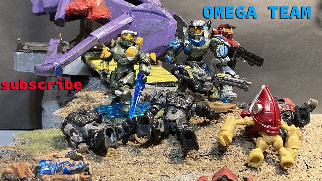 Halo mega construx Custom Omega team - YouTube