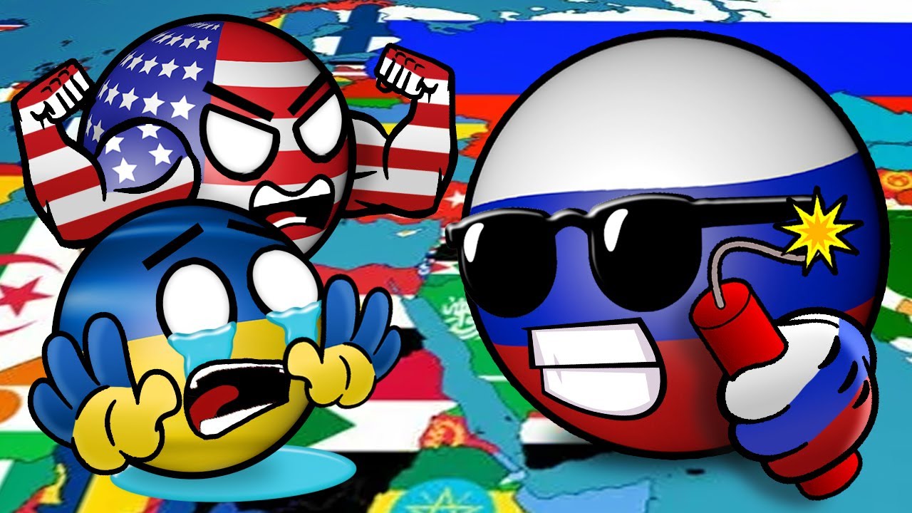 Russia against Ukraine in 2022 | Countryballs 3D Animation - YouTube