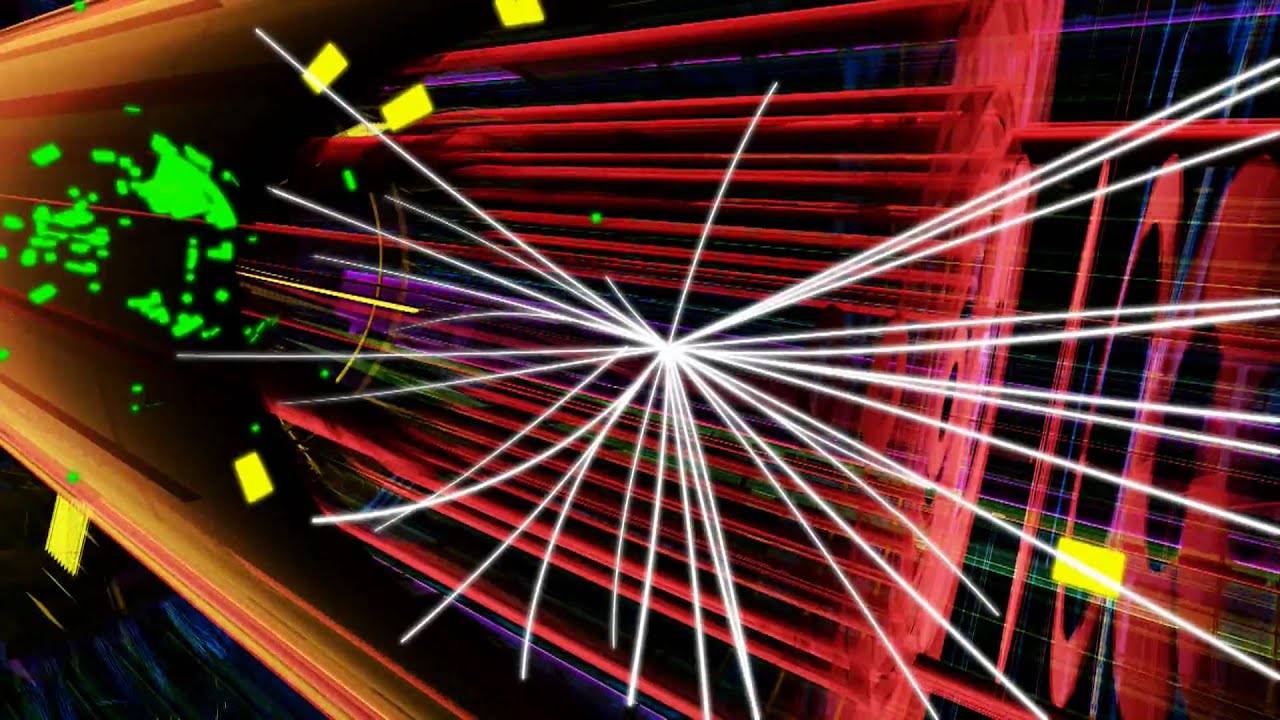 Large Hadron Collider 7 TeV Collsion Visualization [1080p] - YouTube
