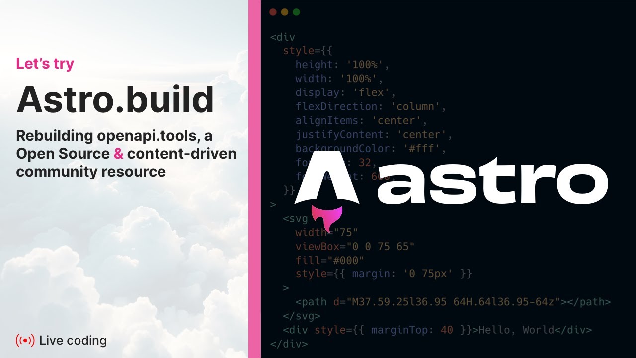 Rebuilding An Open Source Content Rich Site With Astro Typescript And React Youtube