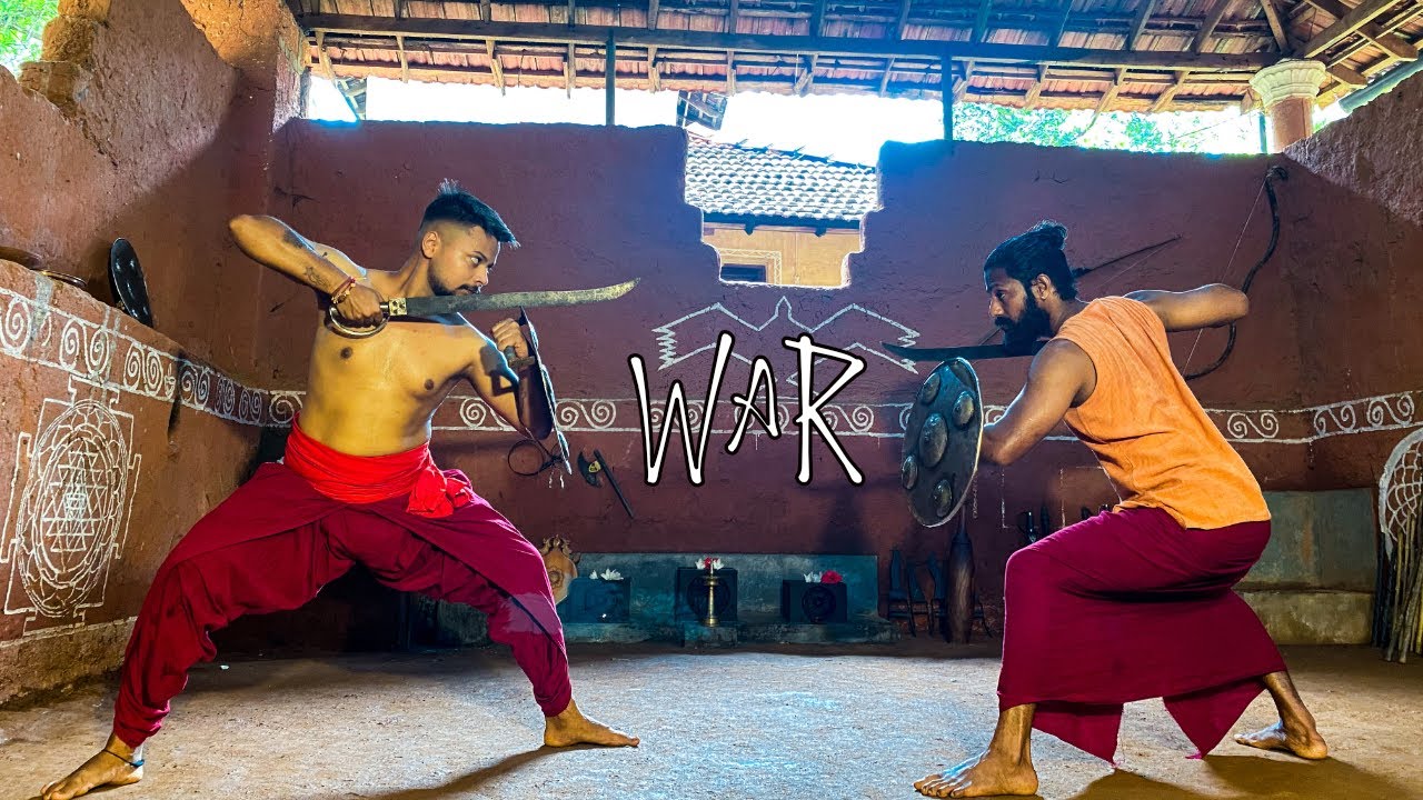 War Kalaripayattu World First Original Martial Art | @Athma Kalari ...