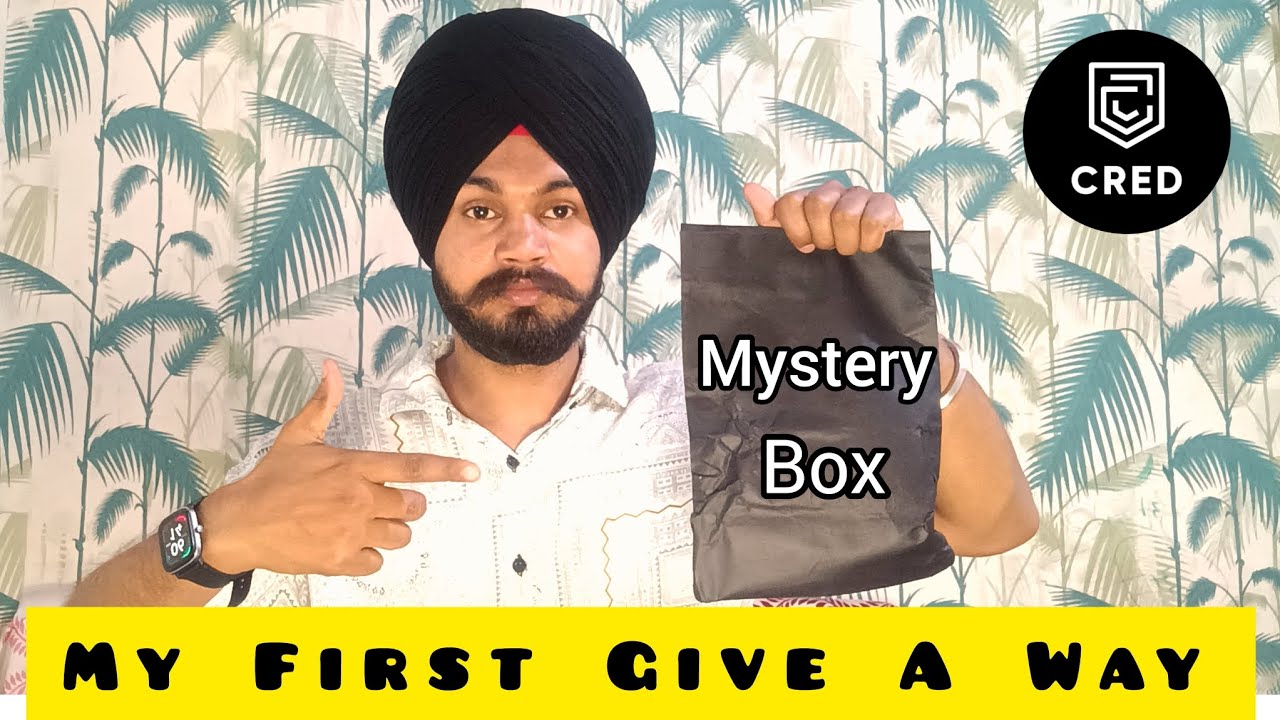 I Received Mystery Box From Cred | My First Give A Way | Cred Mystery ...