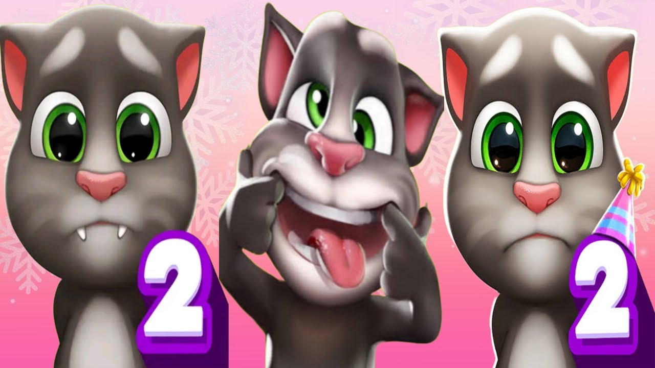 Candy Tom vs Fish scales Tom vs Black & white Tom Talking Baby tom vs ...