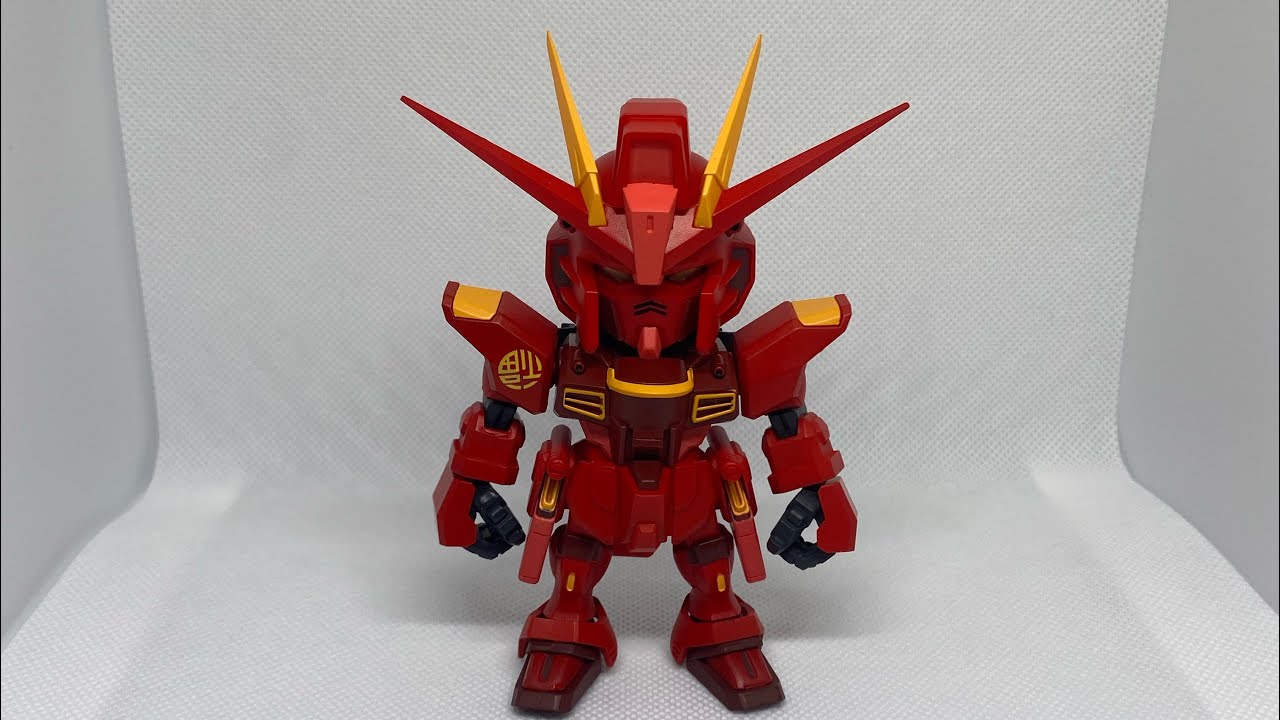 Unboxing QMSV mini Gundam Freedom Red color version - YouTube