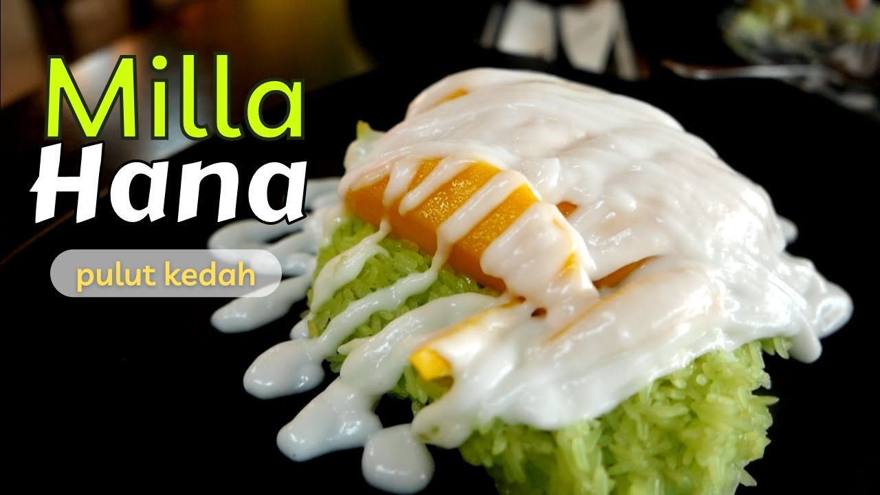 Sweet Savoury Pulut Desserts at Milla Hana, Sungai Petani - YouTube
