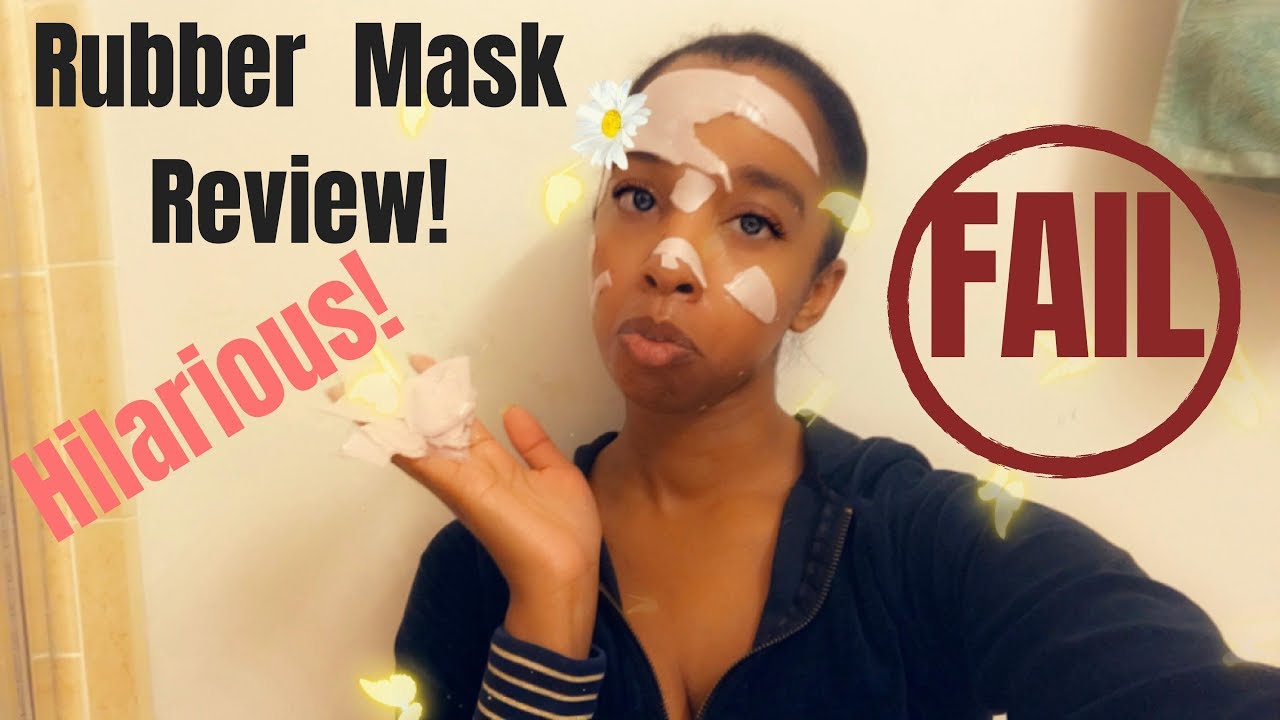 Rubber Face Mask Fail Review - YouTube