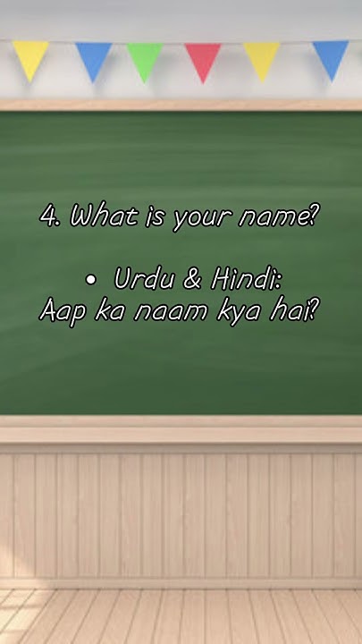 Basic Greetings in Urdu and Hindi! 🗣️🥻#hindi #urdu #learnlanguages # ...