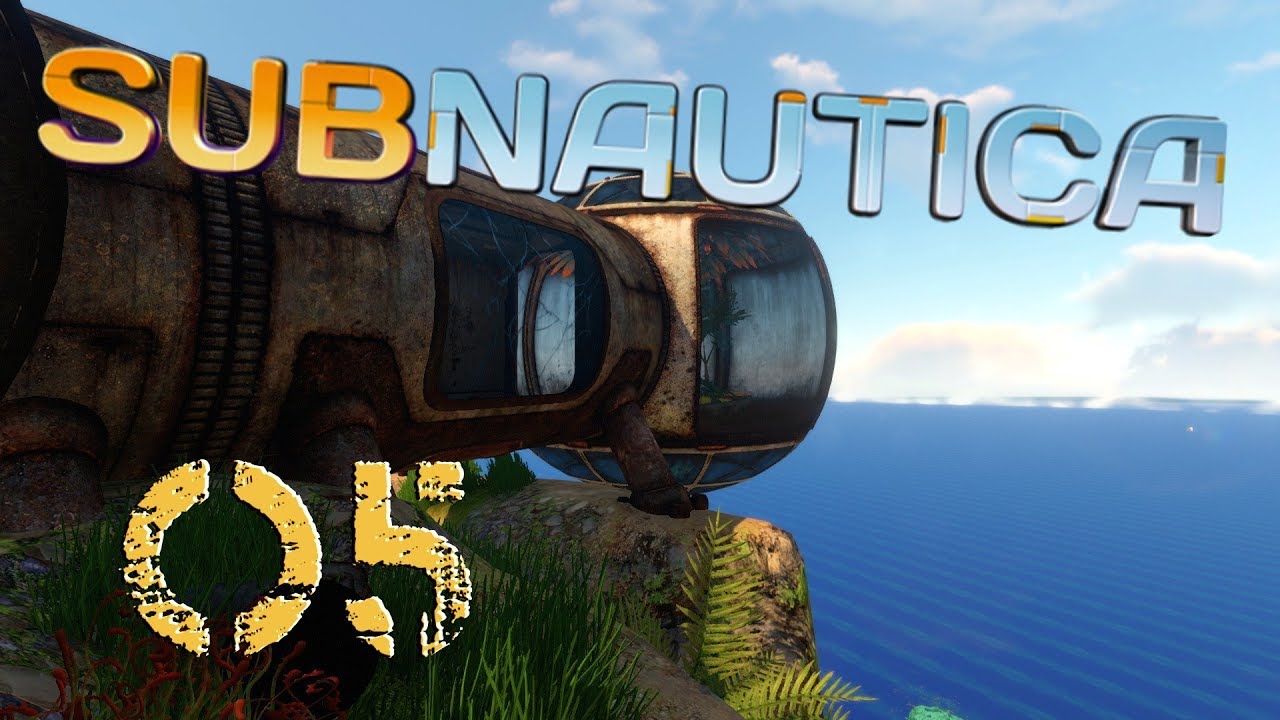Subnautica 05 - Alien ruins and seaside view - YouTube