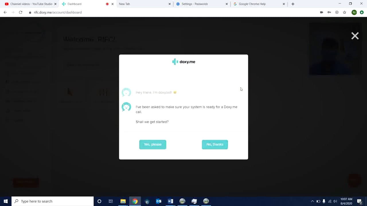 Using Doxy.me as a provider - YouTube