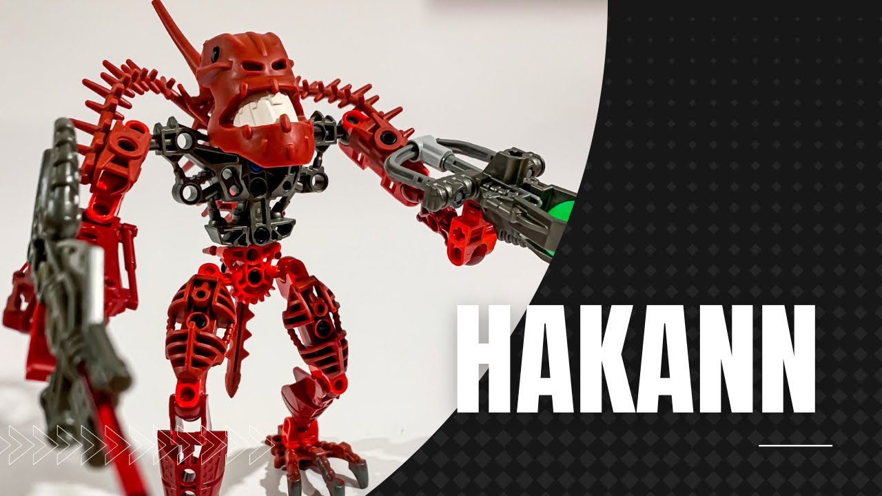 Lego Bionicle Review and speedbuild - Hakann (8901) - YouTube