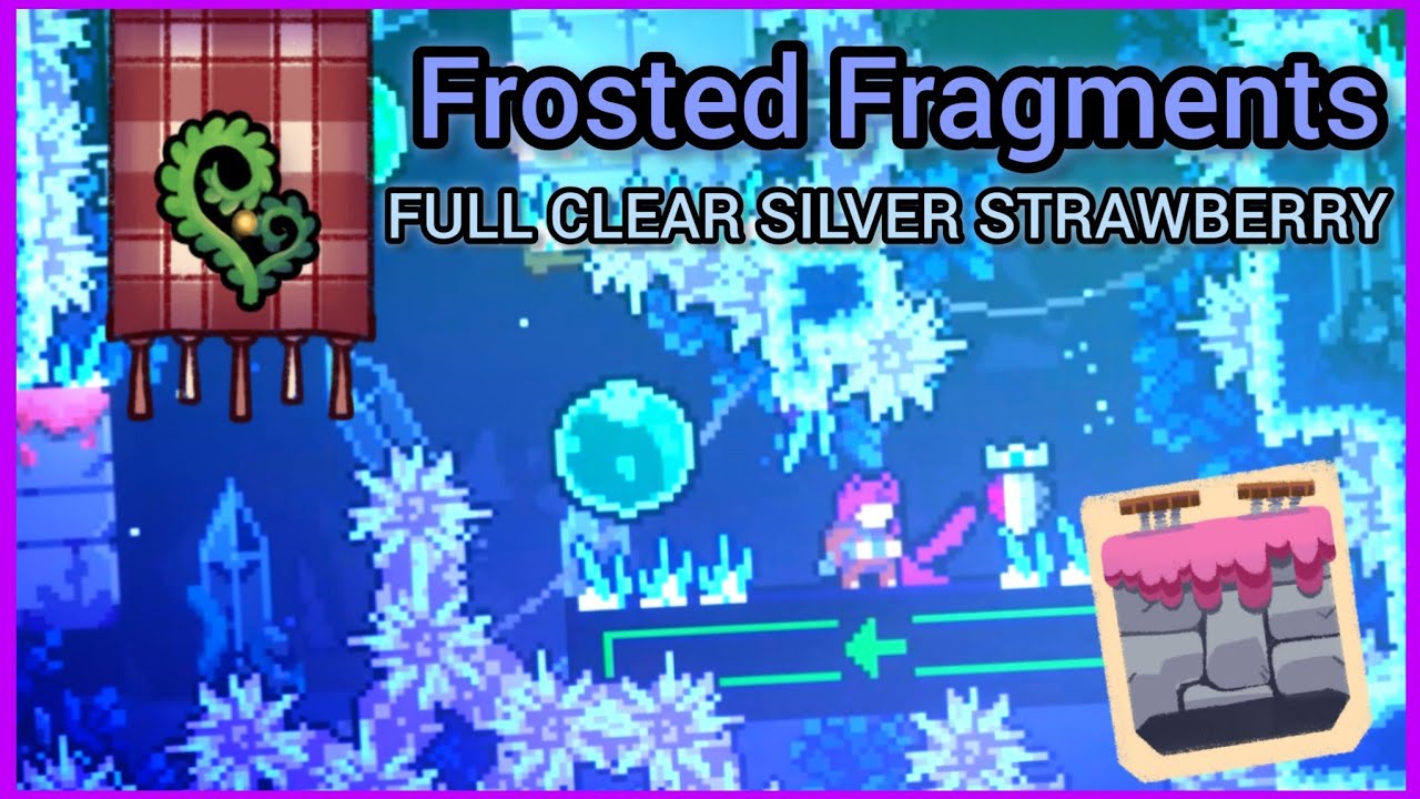 Frosted Fragments Full Clear Silver Strawberry | Strawberry Jam Intermediate Lobby | Celeste ...