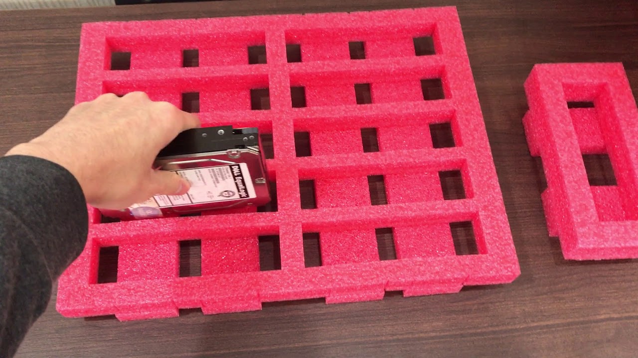 shipping foam packaging box for 3.5" HDD hard disk drive ( www ...