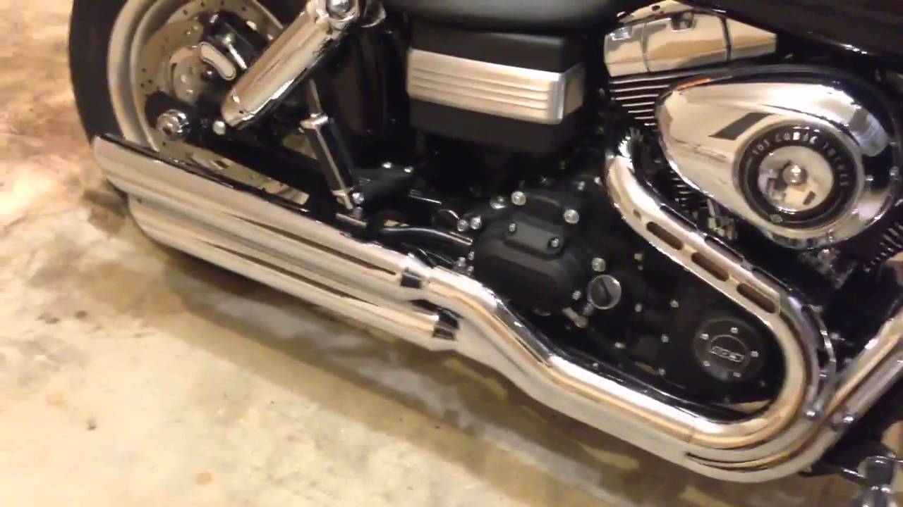 Fat Bob Rush Slip-on Pipes - YouTube