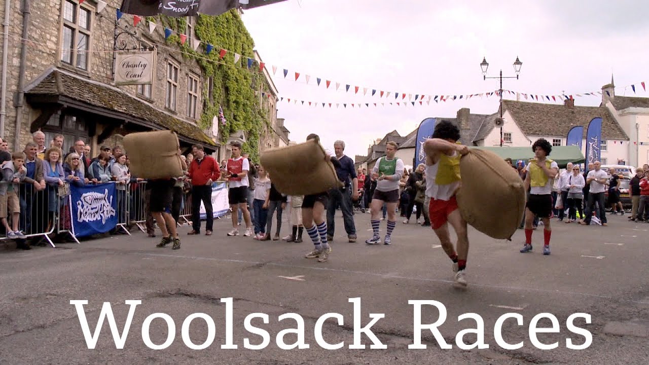 The Weird World of Woolsack races - YouTube