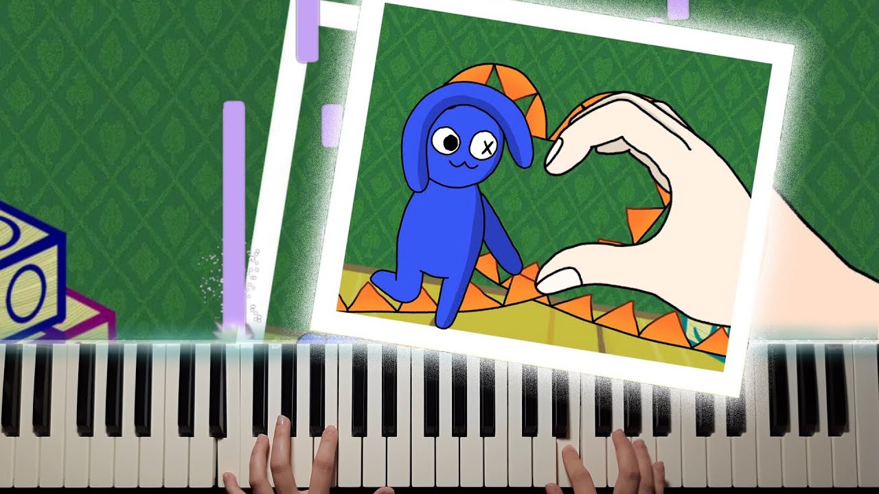 Rainbow Friends Finger Heart - Fancy Refill (Piano Cover) - YouTube