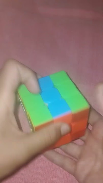 How to make checkerboard pattern in 3by3 Rubik's cube - YouTube