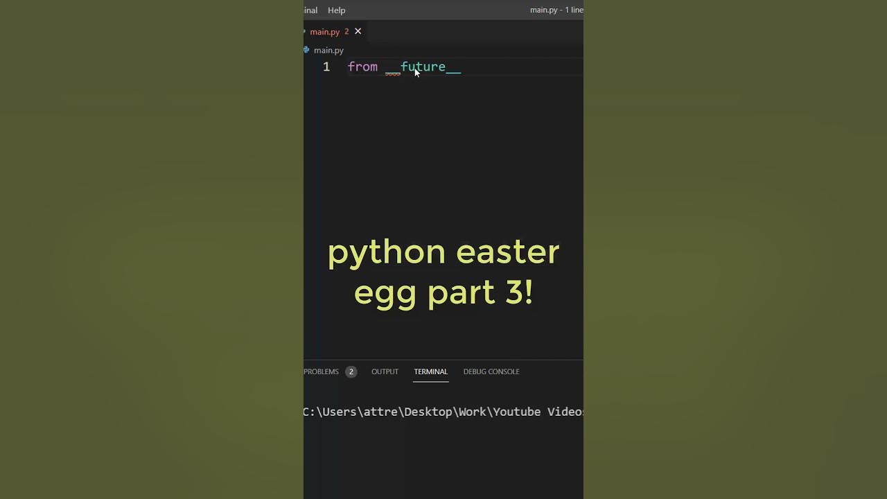 Easter Eggs in Python - Part 3 - YouTube