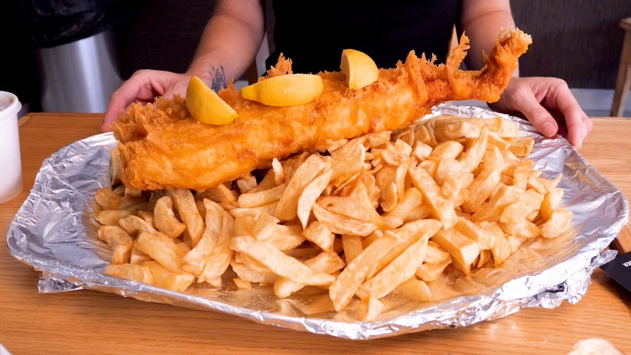 Colossus Fish And Chip Eating Challenge - YouTube