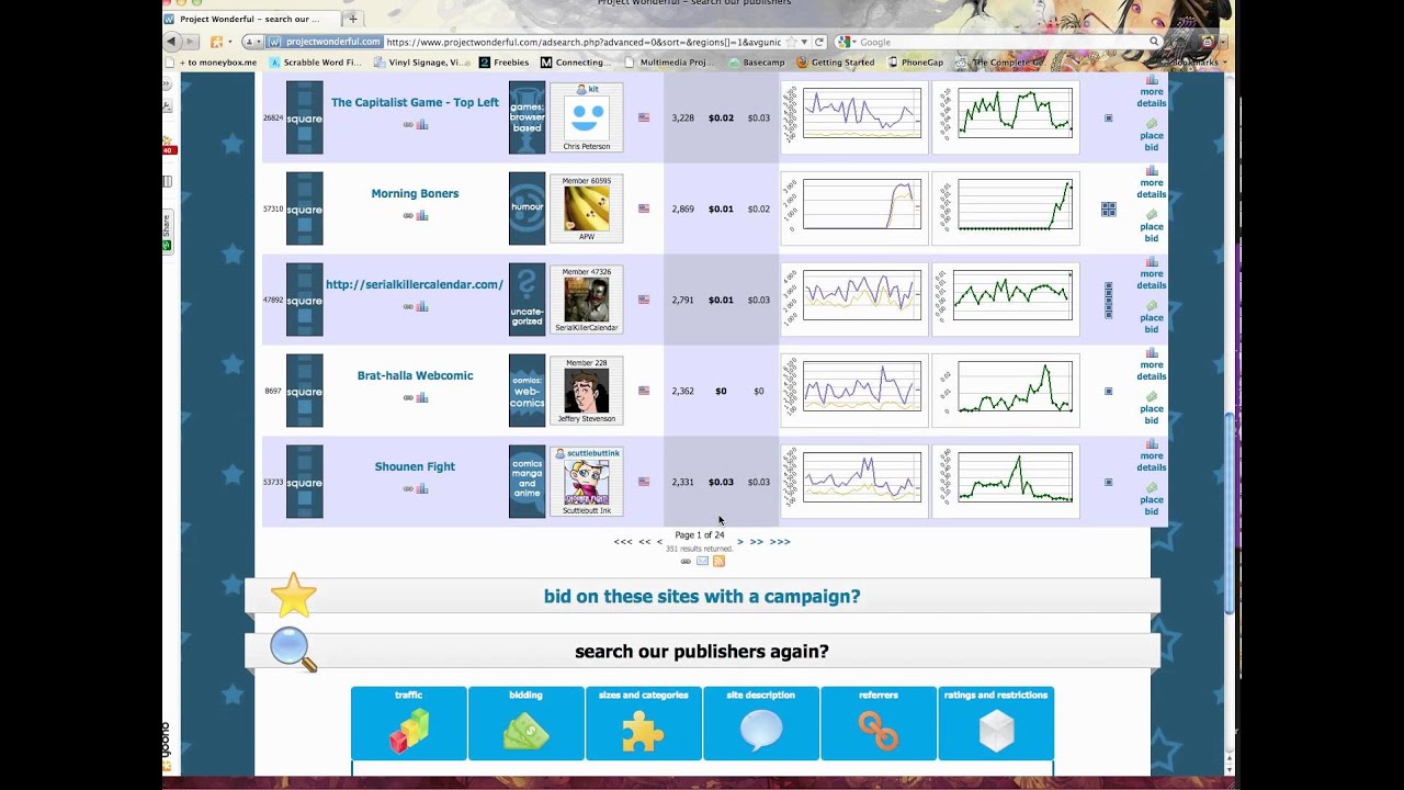 How to Create a Project Wonderful Campaign - YouTube