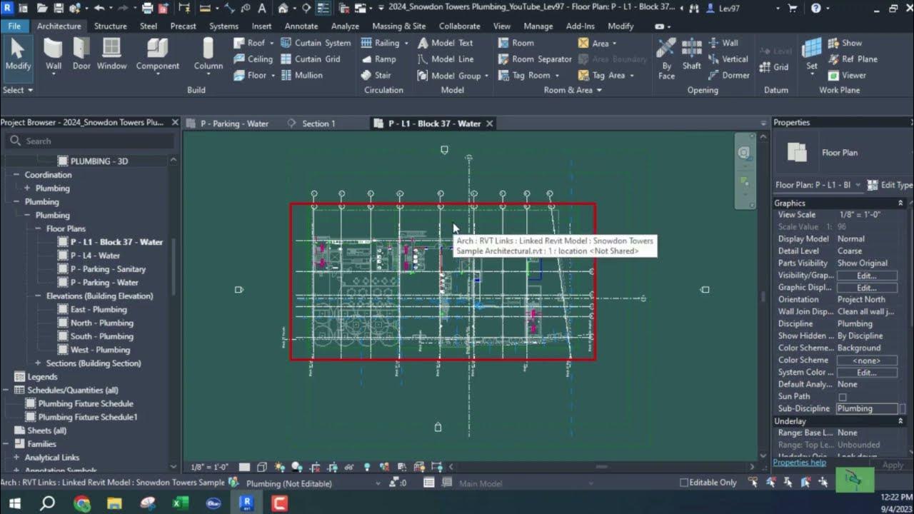 [ Part 8 ] #Revit Revit MEP... Setting up Your Linked Views...How To Control Your Visibility ...