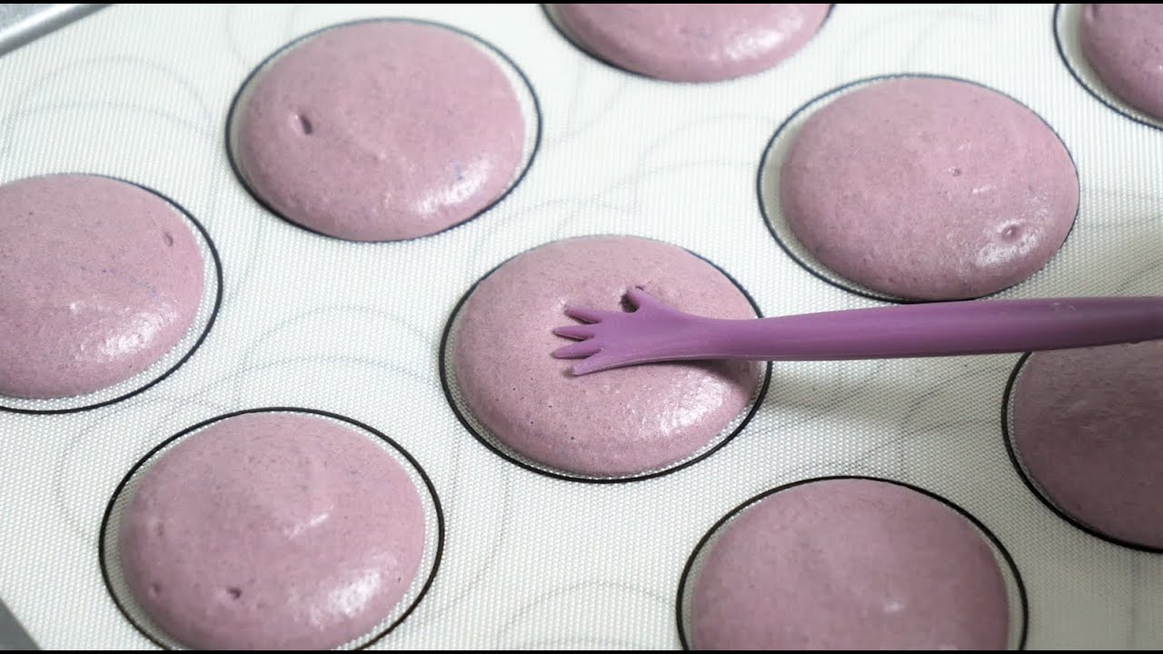 포도 요거트 마카롱 만들기 Grape Yogurt Macarons Recipe | 한세 HANSE - YouTube