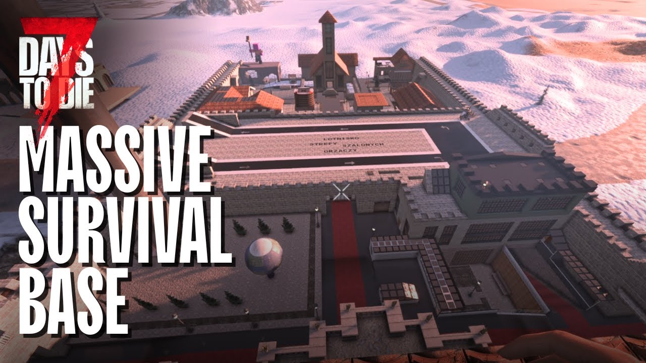 7 Days to Die: Massive Survival Base - Community Build Tour - YouTube