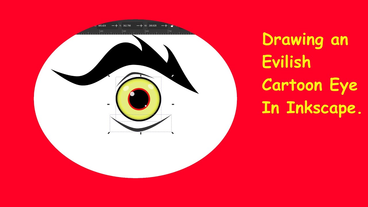 How to draw a Cartoon Eye Second one, and how too create a manually ...