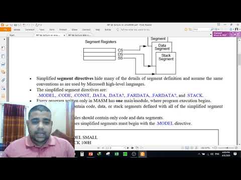 Assembly Language Programming Lab by using emu8086 Bangla Tutorial Part-1 - YouTube