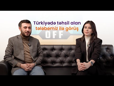 Medipol Universitetində təhsil alan tələbəmiz Arzu ilə müsahibə