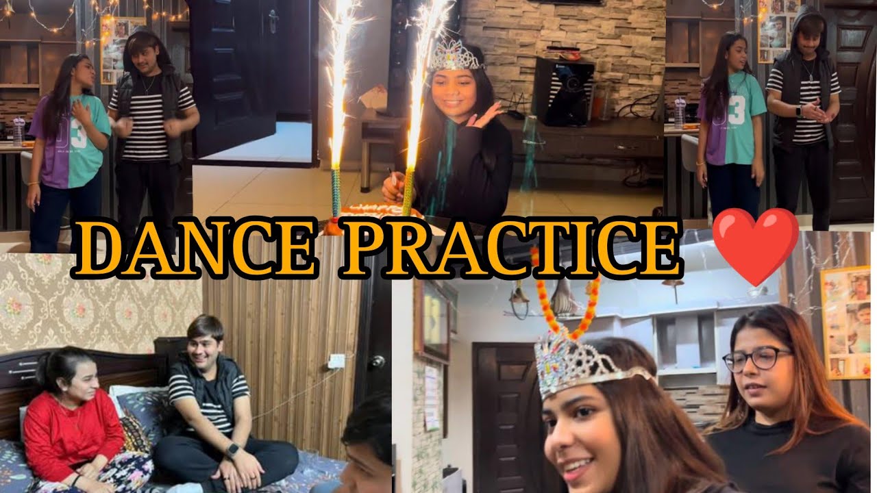My birthday 🥹 ️||dance practice 😂🫶|| party 🥳💀 - YouTube