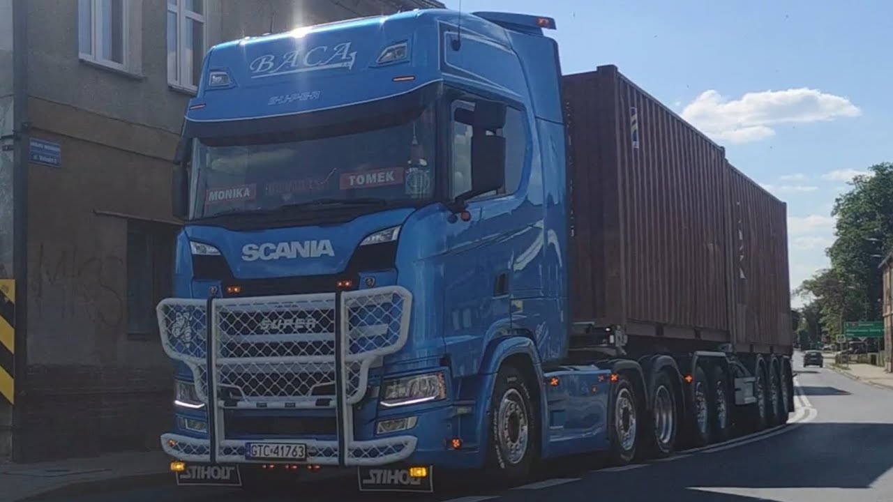 Scania S500 Smerfetka Baca Transport,Scania R450 NG Baca Transport ...