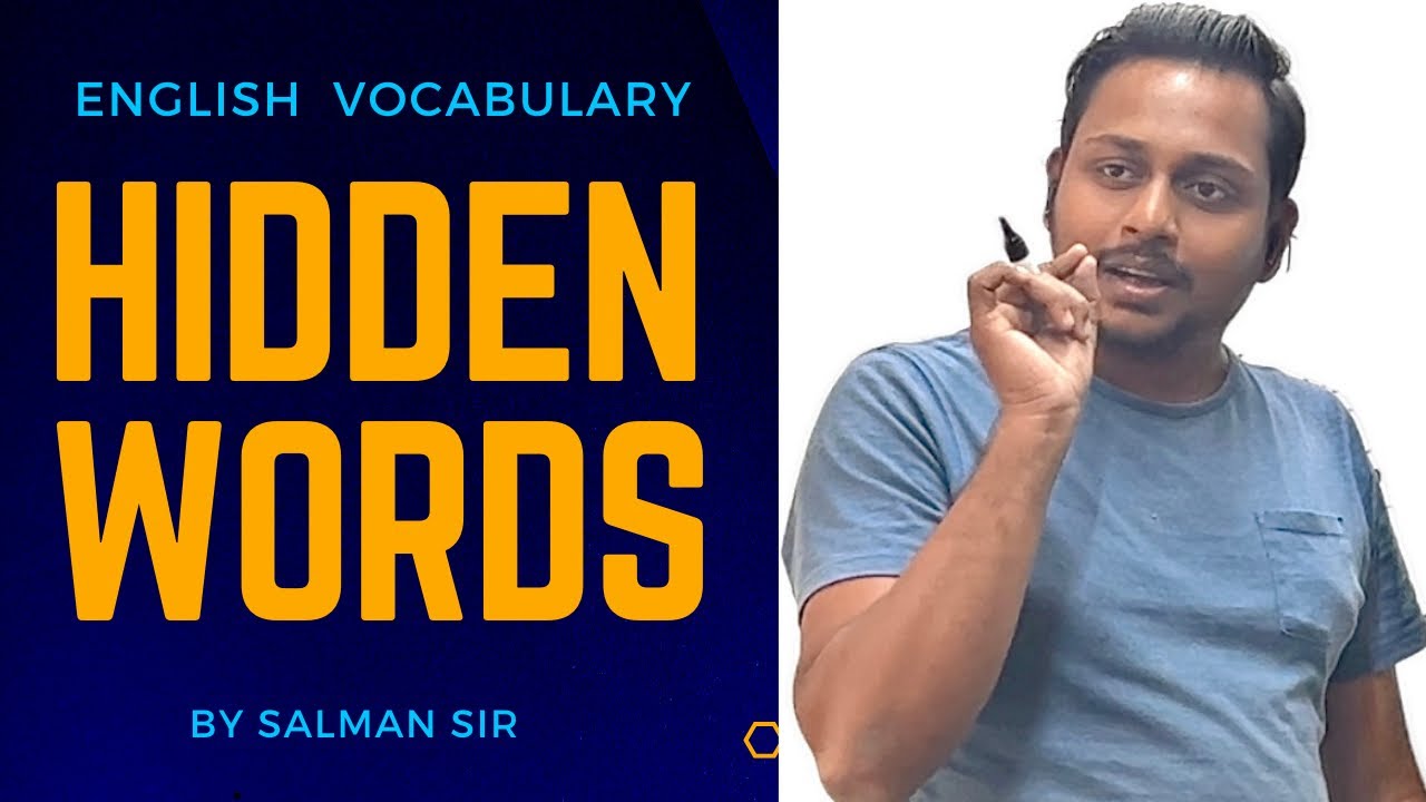 Hidden Words | English Grammer | Vocabulary Grammer | SSC Grammer ...