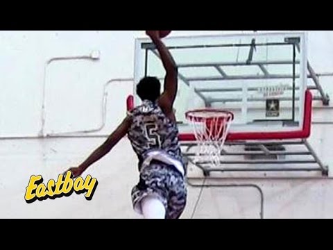 Derrick Jones CRAZY DUNKS at Ballislife All American Dunk Contest ...