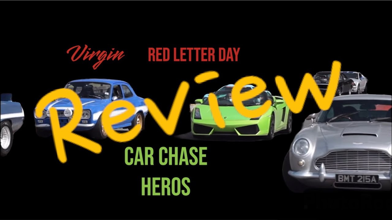 Virgin Red Letter Day (driving experience) Review // Car Chase Hero’s ...