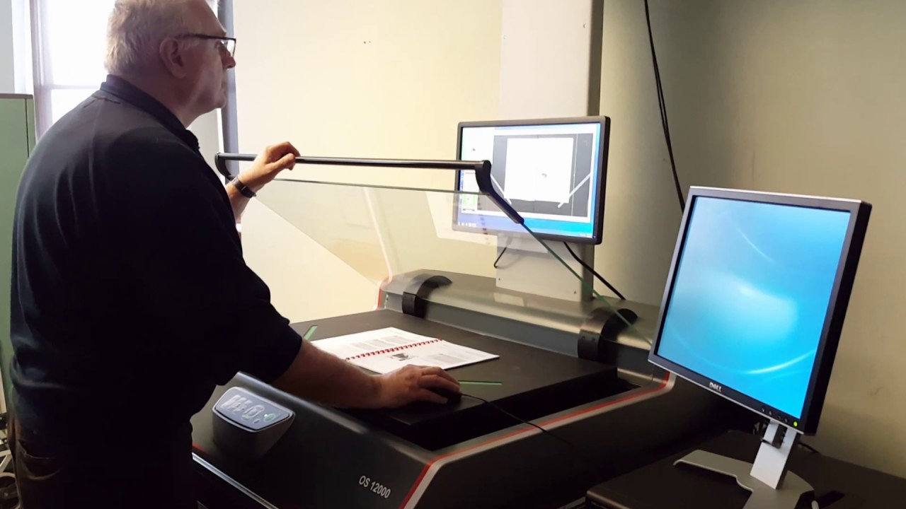 Big Beast flatbed scanner - YouTube