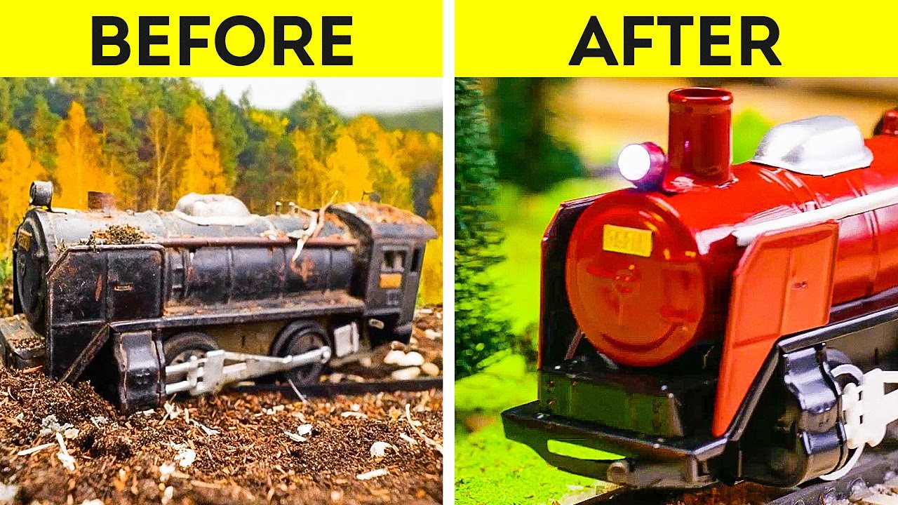 LOOK HOW OLD THINGS TURNED INTO NEW || BRILLIANT RENOVATION IDEAS - YouTube