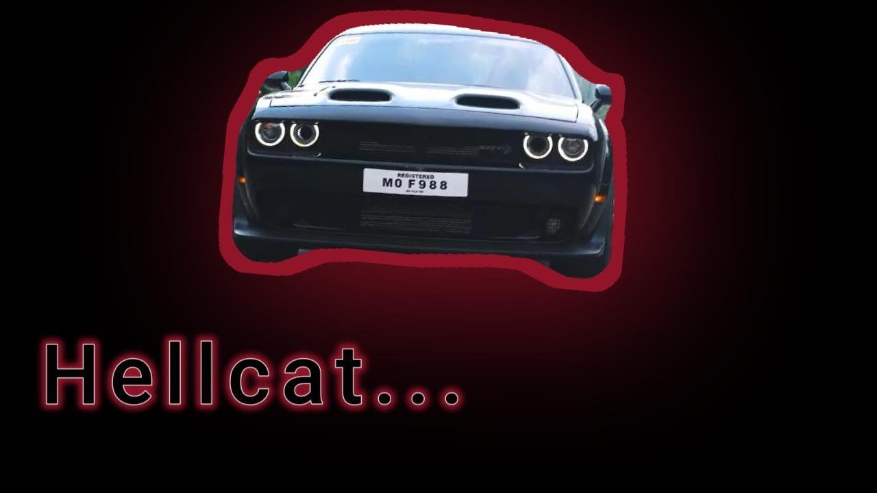 Dodge challenger hellcat... [SONIC.EXE] - YouTube