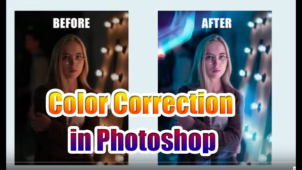 Professional Color Correction l Photo Editing Tutorial in Photoshop ...