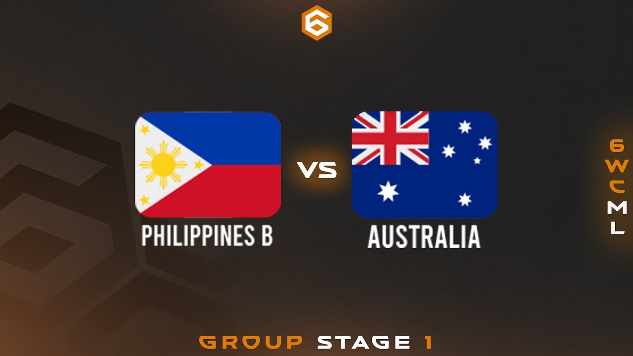 6WC'24 ML: Philippines B (8) vs Australia B (41) || GS1 - YouTube