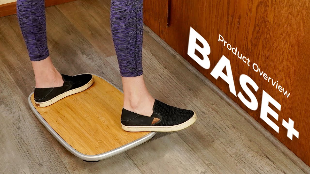 BASE+ Standing Desk Balance Board Overview aluminum & bamboo balance ...