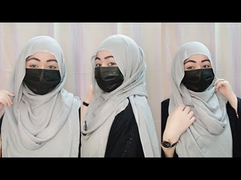 new hijab tutorial ❤️ | 2024 hijab style | 28th hijab style | hijabiqueen 👑