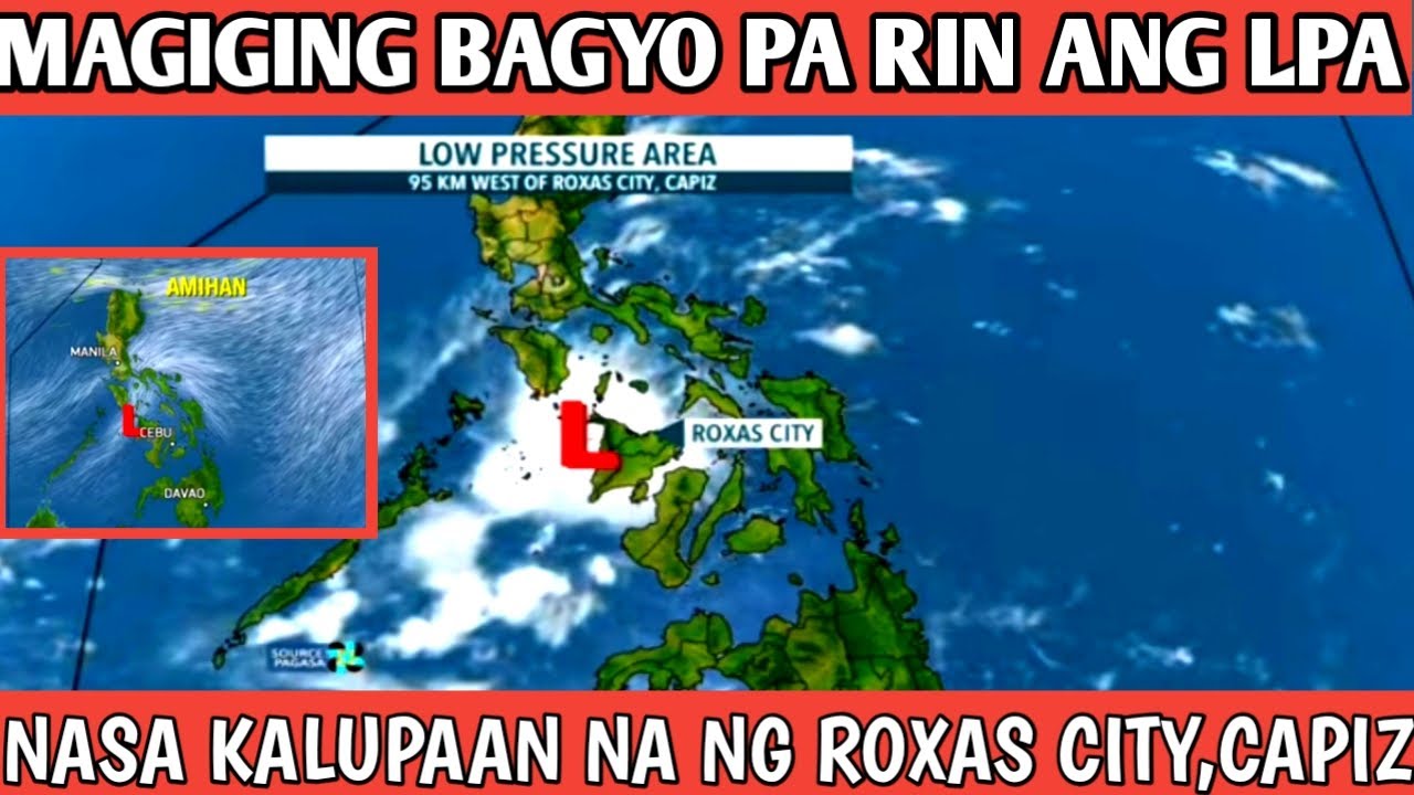 BAGYO/LPA NASA CAPIZ NA⚠️| WEATHER UPDATE TODAY November 5, 2021p.m ...