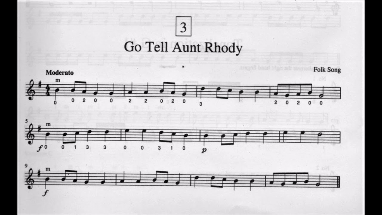 Go Tell Aunt Rhody - YouTube