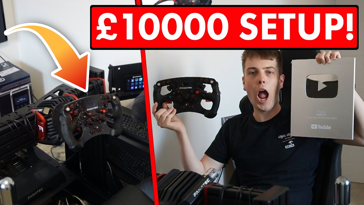MY ALL NEW SIM RACING SETUP TOUR! (£10,000 +) - YouTube