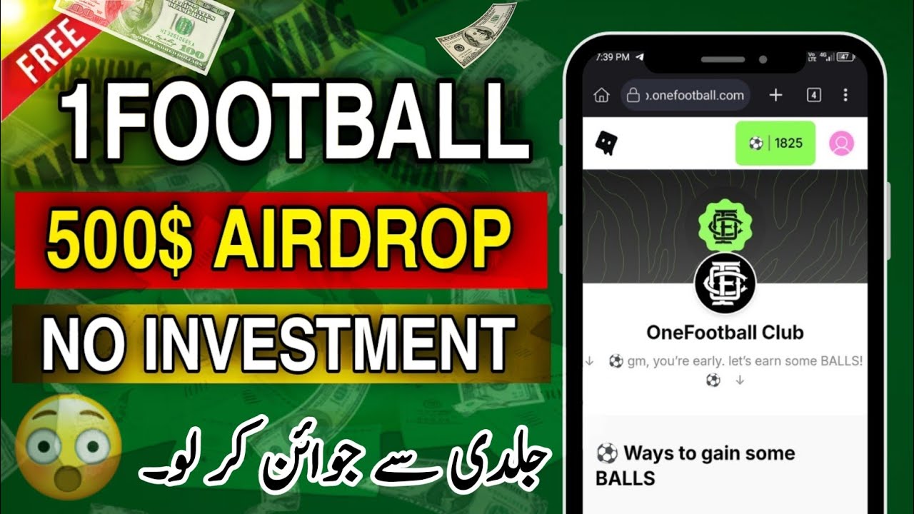One Football Airdrop Club || 440M Dollar Funding || Join Fast 😱 || # ...