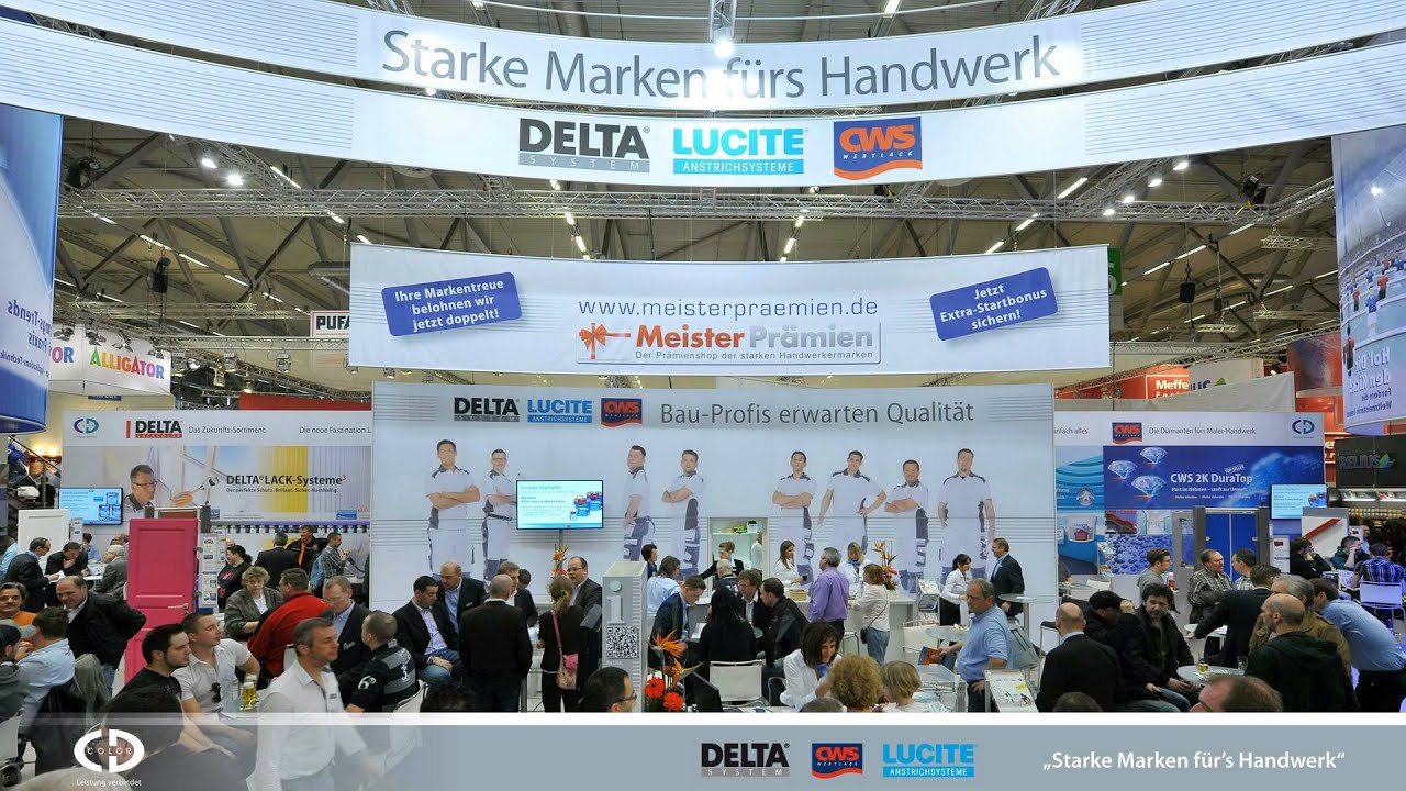 Messe-Impressionen CD-COLOR - Farbe Ausbau und Fassade 2013 - YouTube