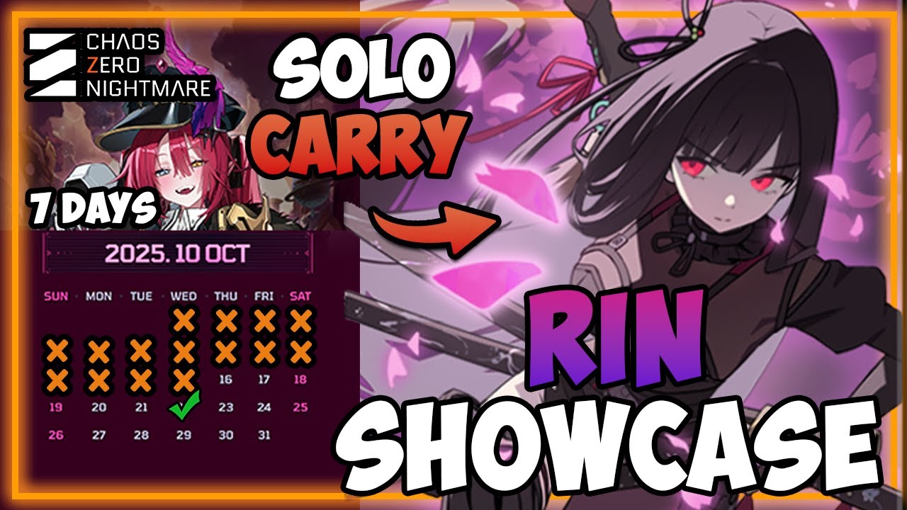 5-Star RIN Showcase I DPS MONSTER I 7 Days until LAUNCH I Chaos Zero ...