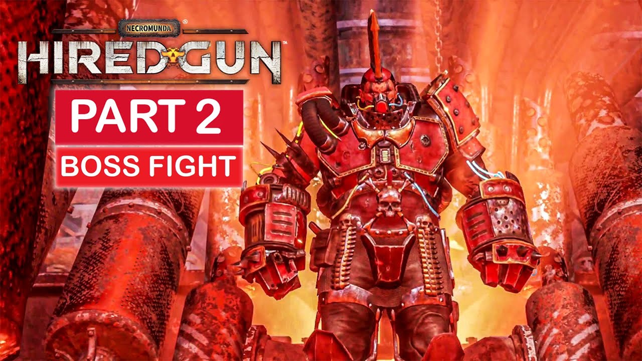 GOLIATH BOSS FIGHT IN NECROMUNDA HIRED GUN Walkthrough Gameplay Part 2 ...