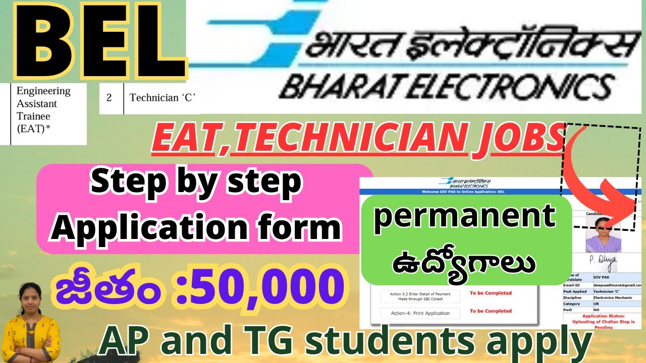 BEL Hyderabad assistant trainee, technician Recruitment apply 2025 ...